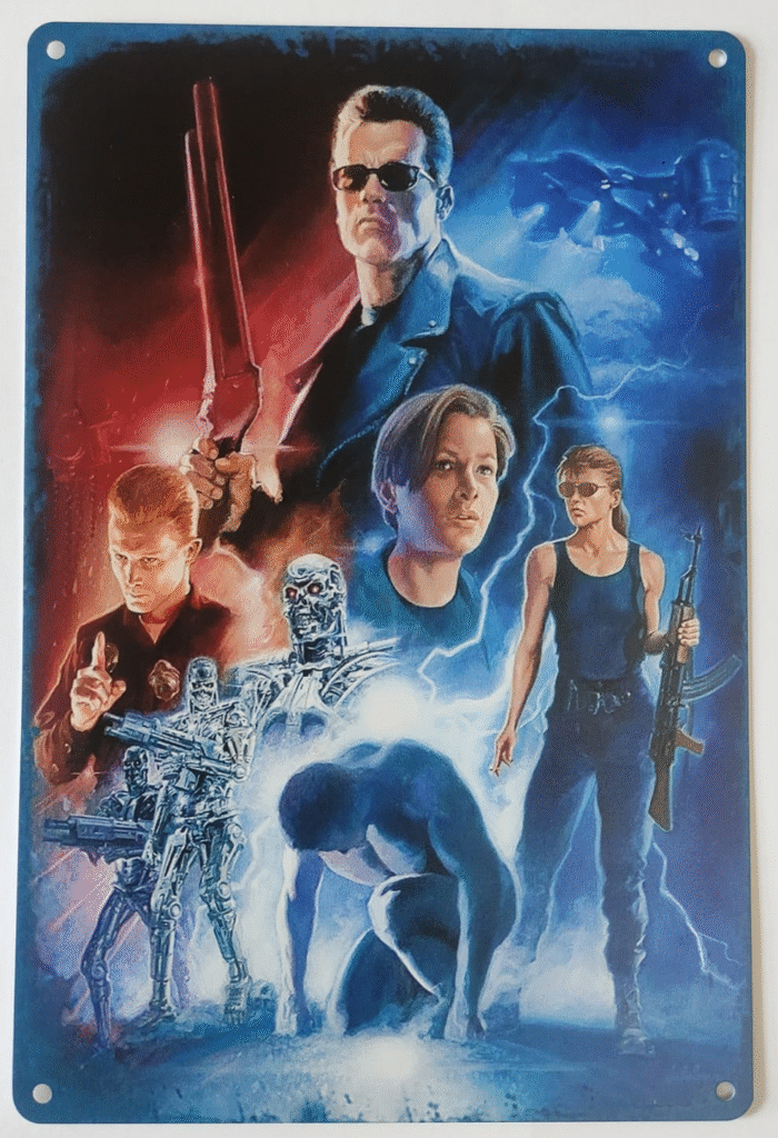 Metal Art Plate-Terminator – Forja Digital Estudio